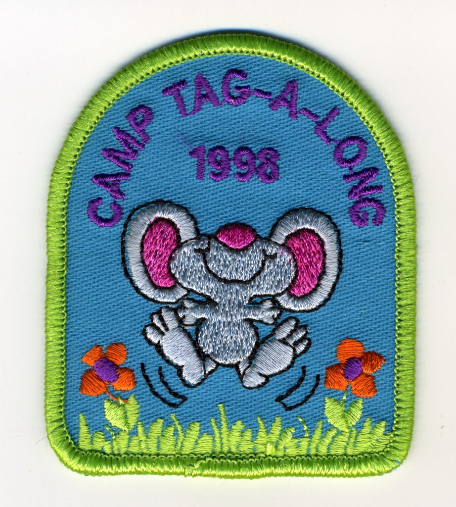 1998 Camp Tagalong Patch | Camp Tag-A-Long